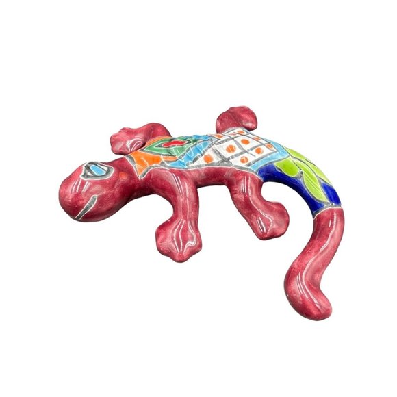 Talavera | Accents | Mexican Talavera Salamander Gecko Lizard Figurine ...